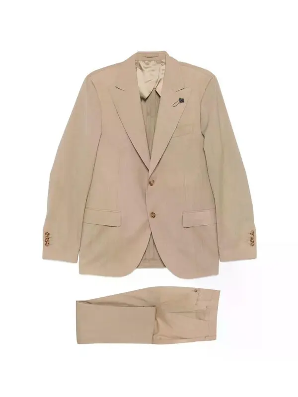 LARDINI Single-breasted Suit - Neutrals