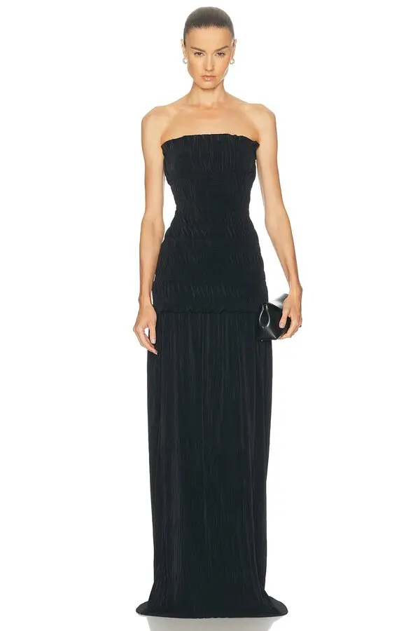 Atlein Strapless Maxi Dress