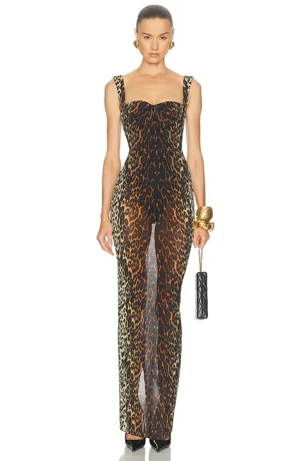 Alex Perry Cupped Column Dress