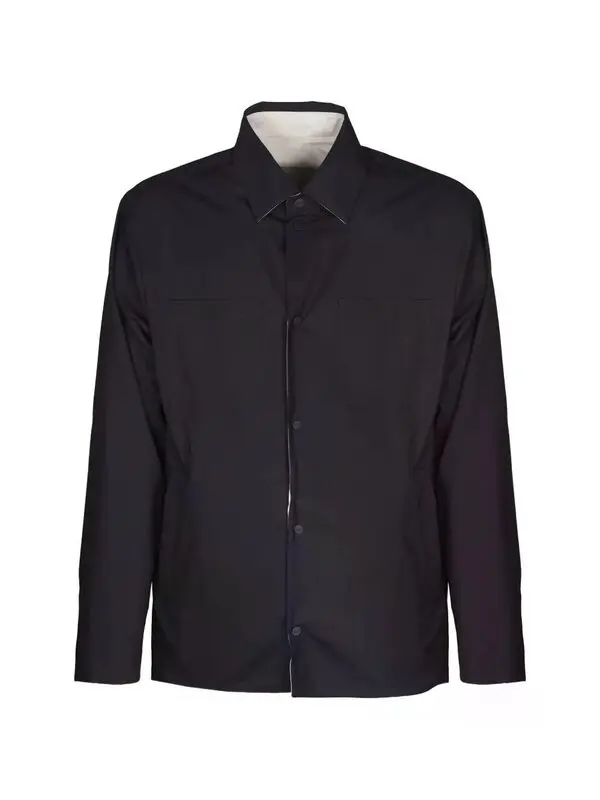 Herno Buttoned Jacket With Chest Pockets - Blue