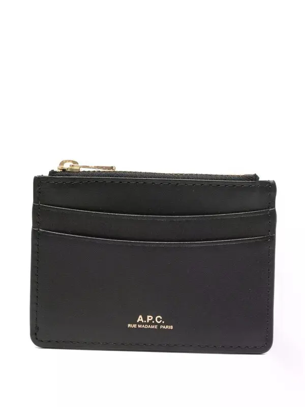 A.p.c. Zip Wallet - Black