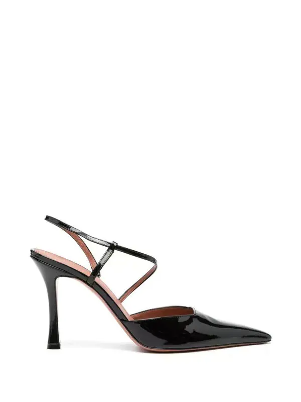 CASTAGNA Criss-cross Pumps - Black