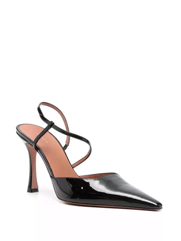 CASTAGNA Criss-cross Pumps - Black