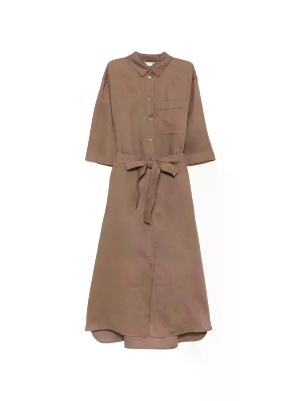 Max Mara Belted Midi Dress