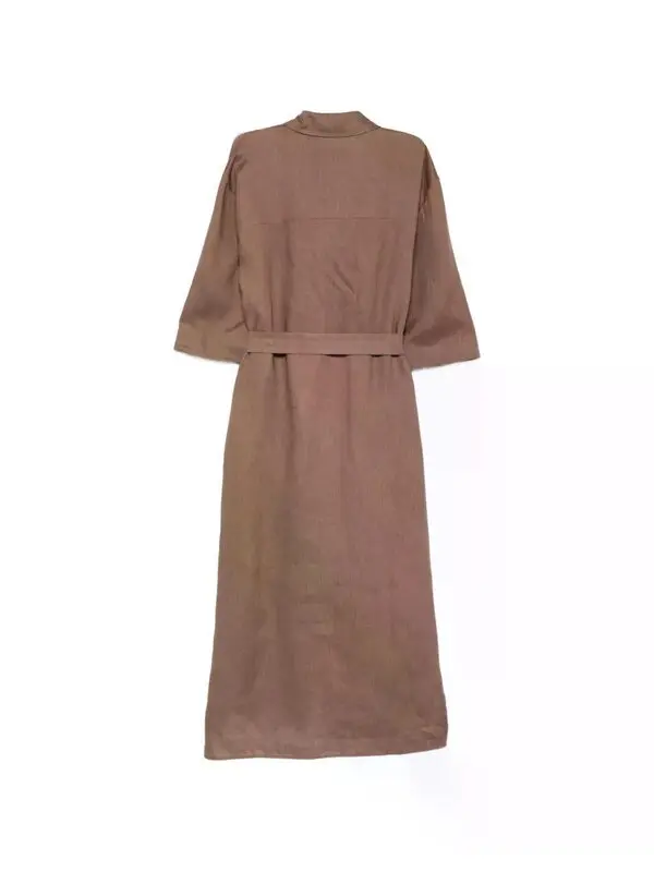 Max Mara Belted Midi Dress