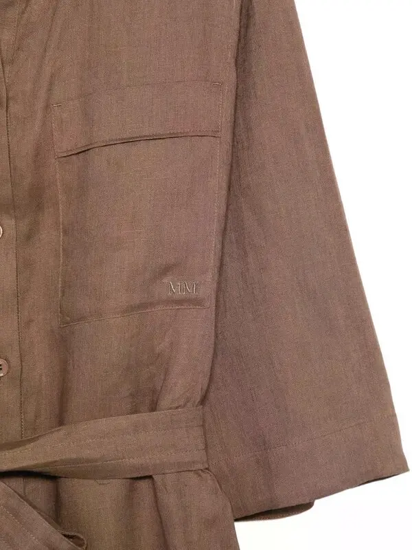 Max Mara Belted Midi Dress