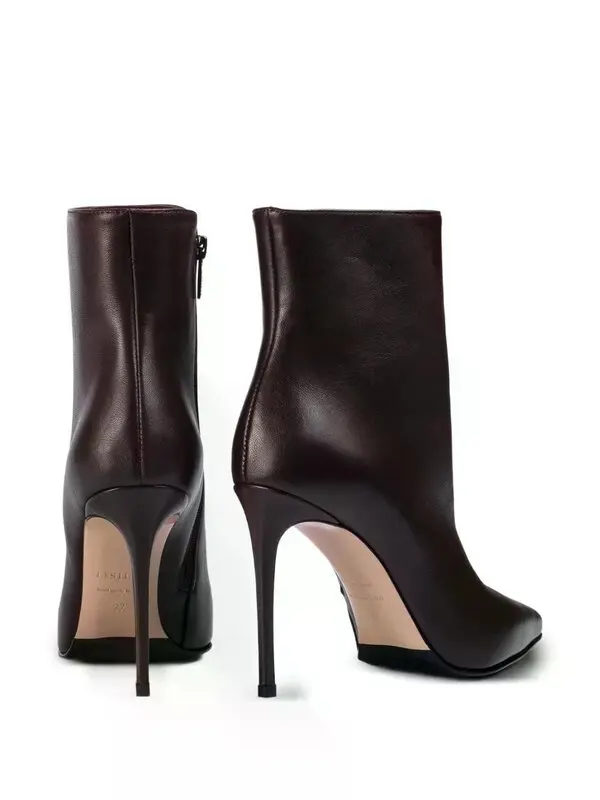 LE SILLA 100mm Pointed Toe Zip Fastening Ankle Boots