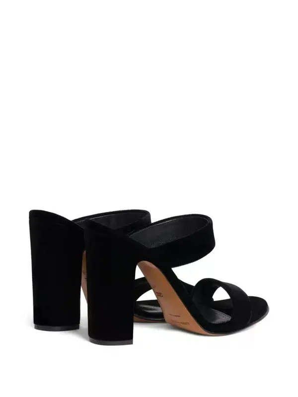 Alberta Ferretti Block-heel Strap Sandals - Black