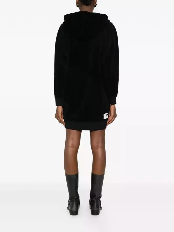 GOLDEN GOOSE Rose Hooded Mini Dress