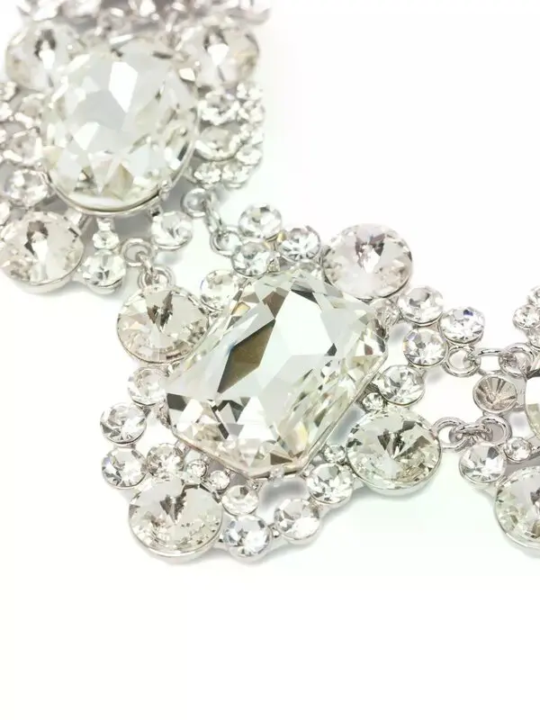 SELF-PORTRAIT Cluster Crystal Necklace