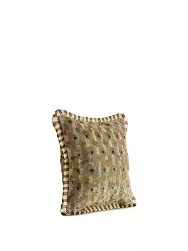 SOHO HOME Jeremiah Geometric-pattern Cushion - Neutrals