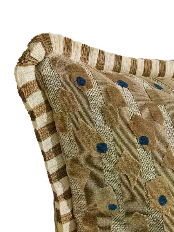 SOHO HOME Jeremiah Geometric-pattern Cushion - Neutrals