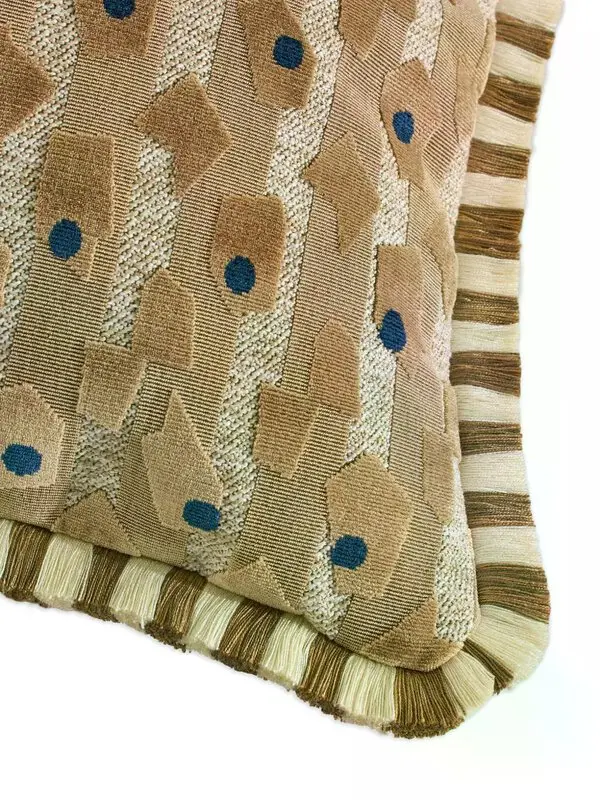 SOHO HOME Jeremiah Geometric-pattern Cushion - Neutrals