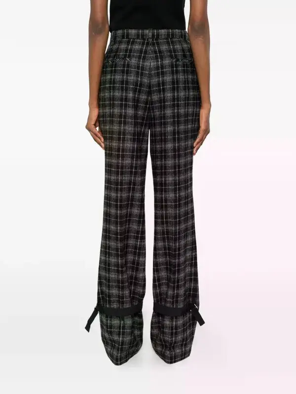 Pinko Lucita Plaid Trousers