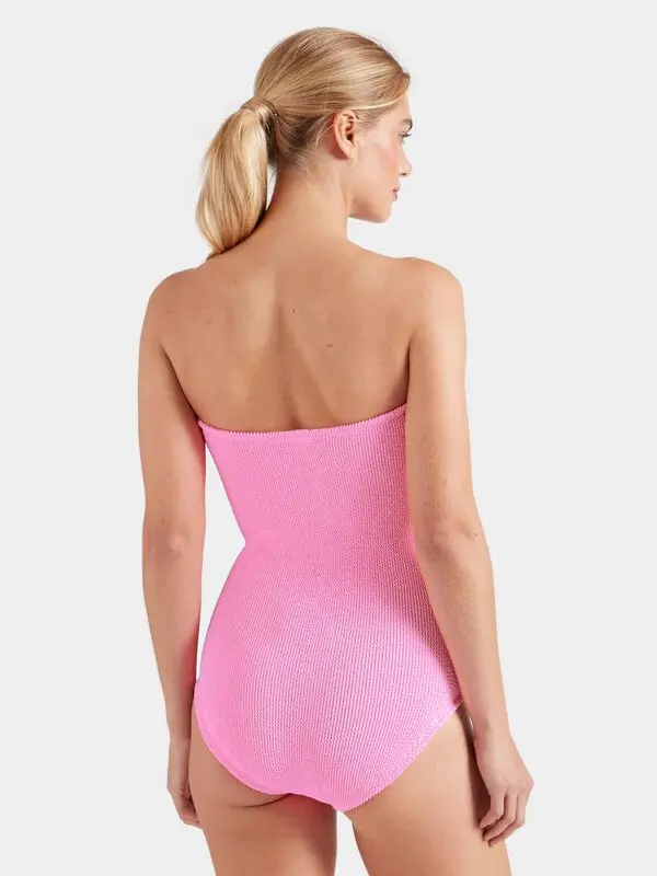 Hunza G Coverage Brooke One Piece Swimsuit - Bubblegum