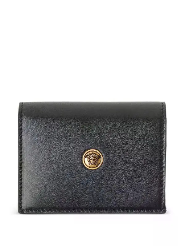 Versace Medusa Emblem Wallet - Black