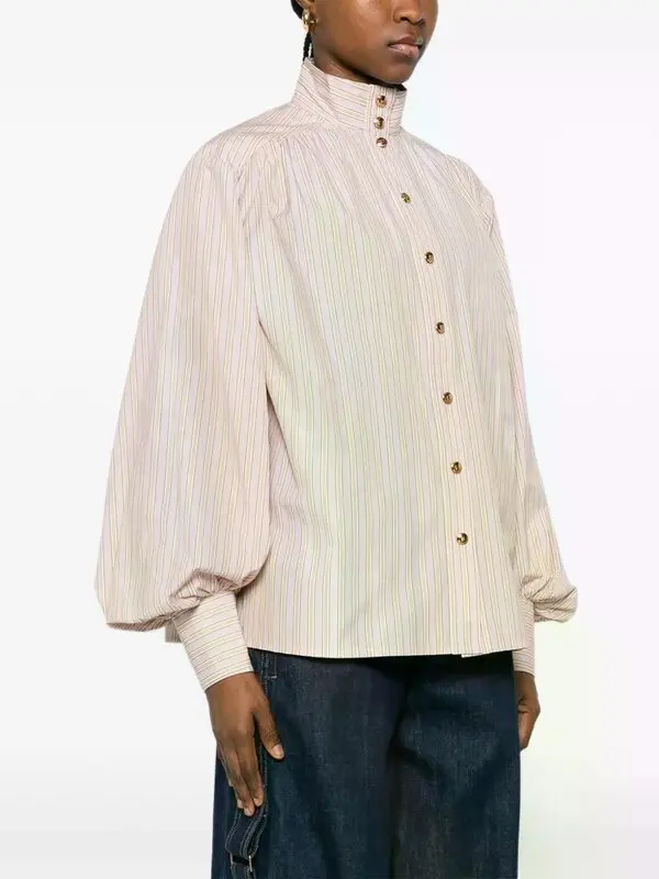Zimmermann Striped Buttoned Blouse