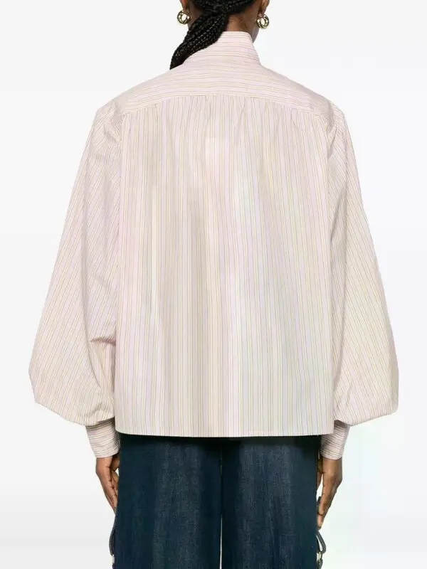 Zimmermann Striped Buttoned Blouse