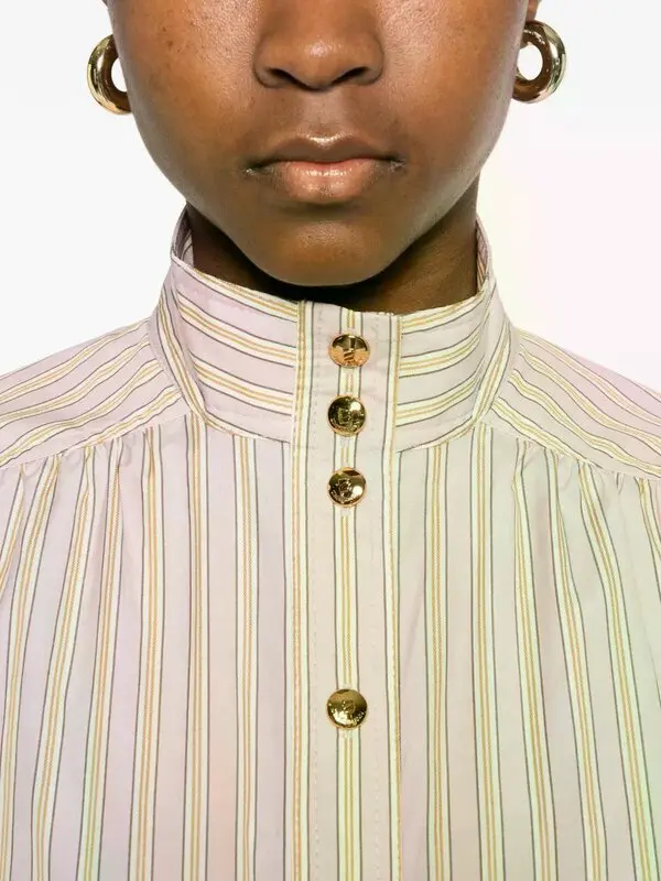 Zimmermann Striped Buttoned Blouse