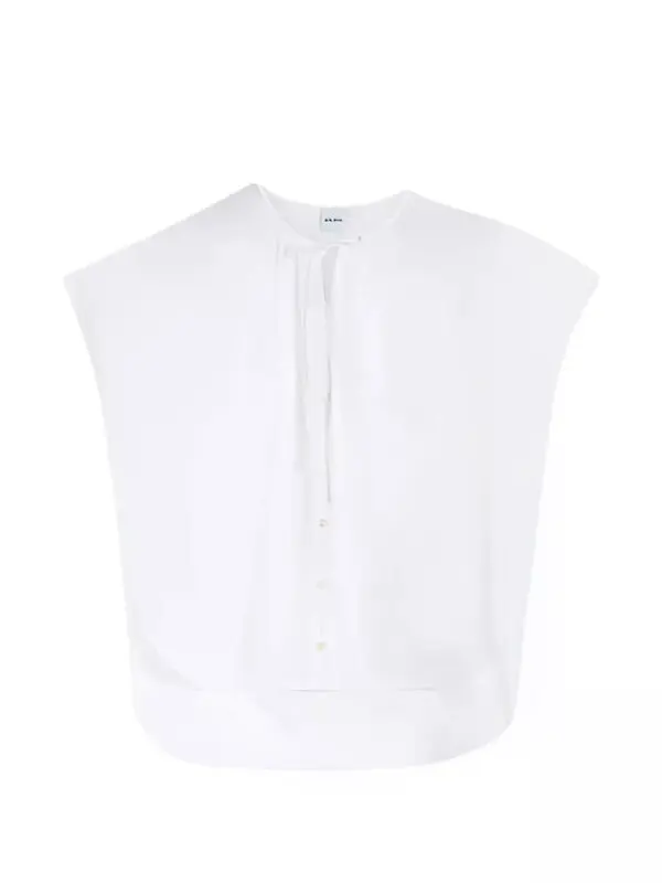 Aspesi Tie-neck Buttoned Shirt