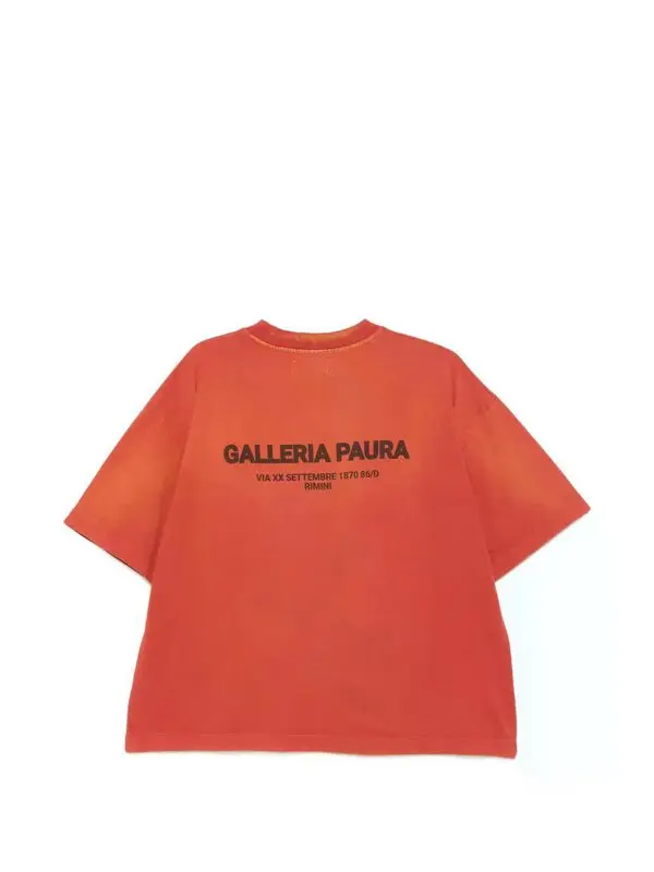 PAURA Costa Oversized T-shirt - Orange