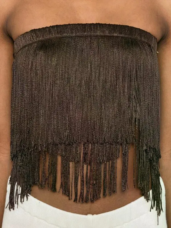 BLESS Dara Fringe Detail Cotton Top