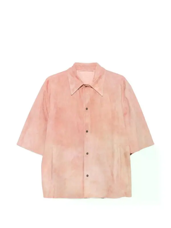 SALVATORE SANTORO Button Suede Shirt