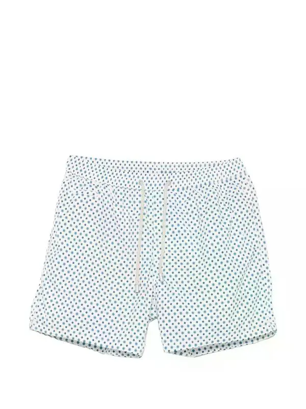 MC2 SAINT BARTH Printed Swim Shorts - White