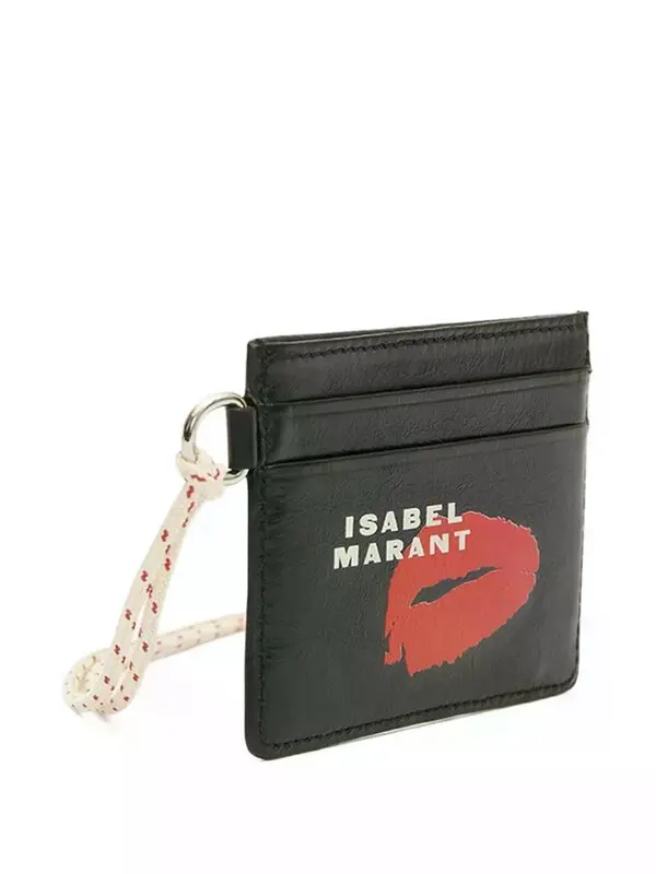 Isabel Marant Étoile Logo-detail Leather Card Holder