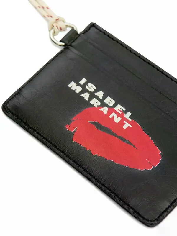 Isabel Marant Étoile Logo-detail Leather Card Holder