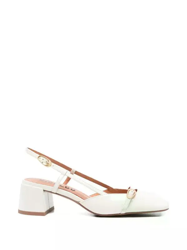 BIBI LOU Buckle-fastening Slingback Sandals - White