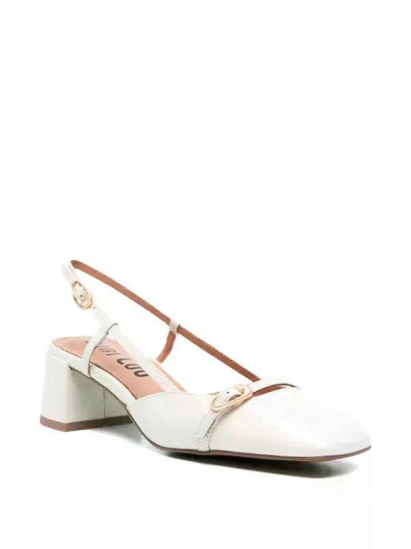 BIBI LOU Buckle-fastening Slingback Sandals - White