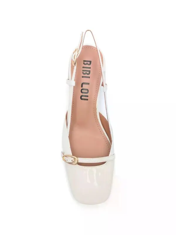 BIBI LOU Buckle-fastening Slingback Sandals - White