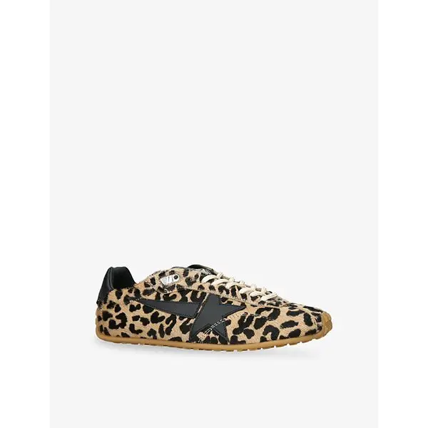 GOLDEN GOOSE Marathon Speed 55671 Exclusive Pony Hair-leather Trainers - Dk.brn Com