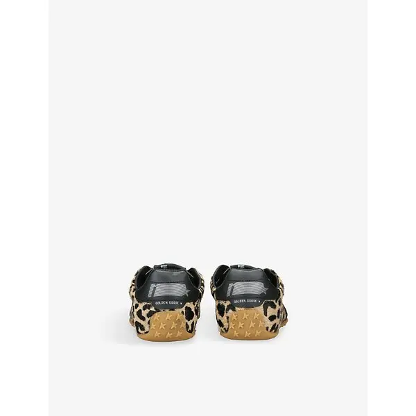GOLDEN GOOSE Marathon Speed 55671 Exclusive Pony Hair-leather Trainers - Dk.brn Com