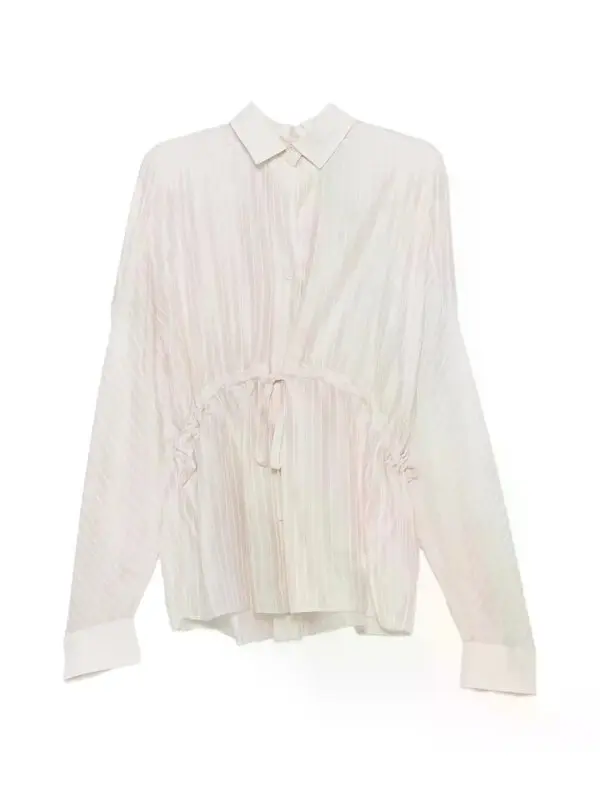 THELATEST Striped Dalida Blouse - Neutrals