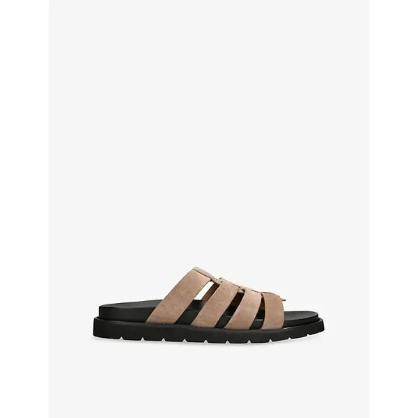 Steve Madden Ankara Suede Sandals - Tan