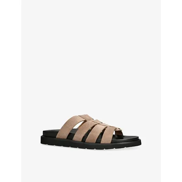 Steve Madden Ankara Suede Sandals - Tan
