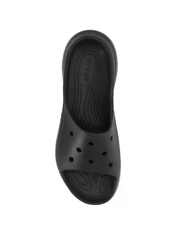 CROCS Bae Perforated Slides - Black