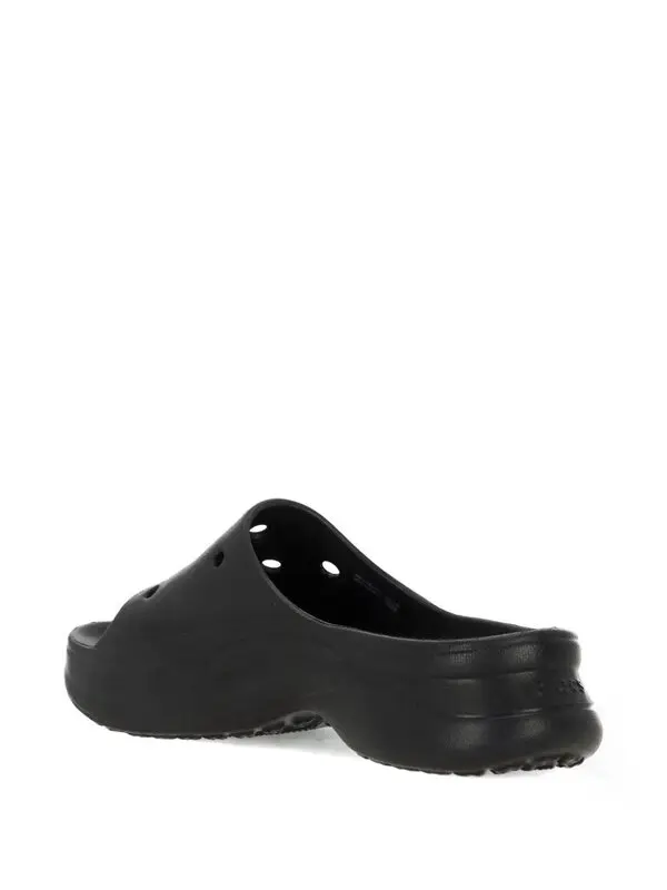CROCS Bae Perforated Slides - Black