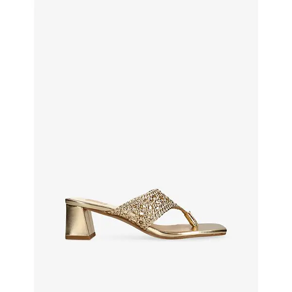 Dolce Vita Barlo Woven Heeled Sandals