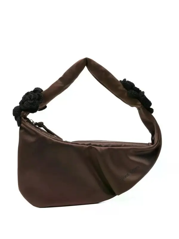 Stine Goya Flower Appliqué Shoulder Bag