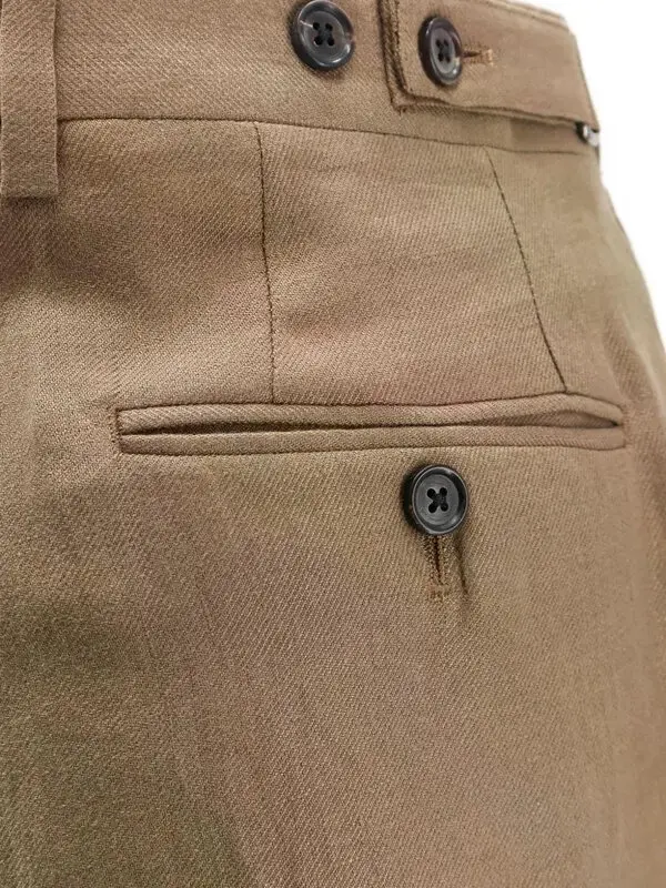 Corneliani Buttoned Trousers - Neutrals