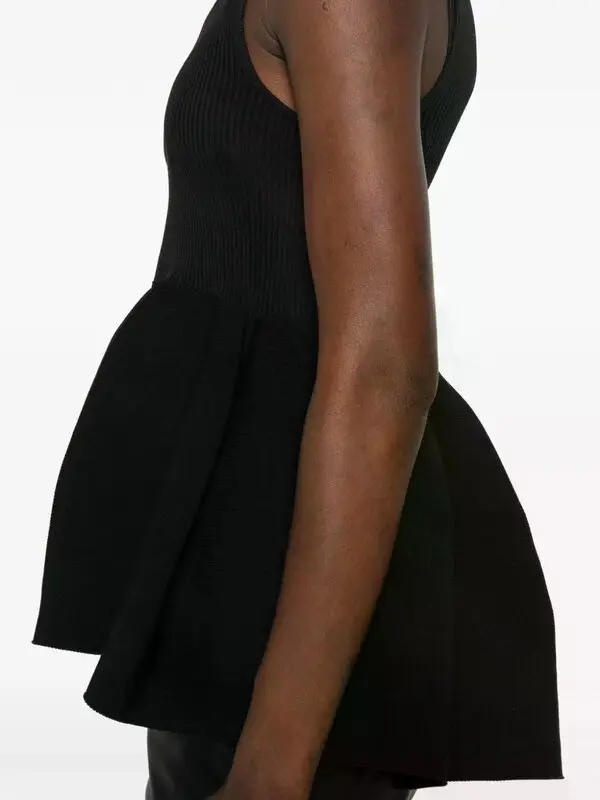 CFCL Ribbed Flared-hem Top