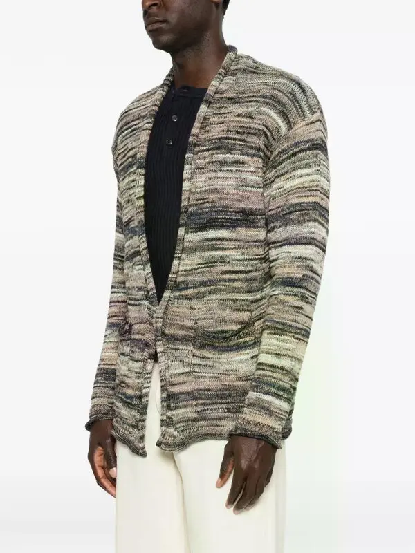 ROBERTO COLLINA Striped Cardigan