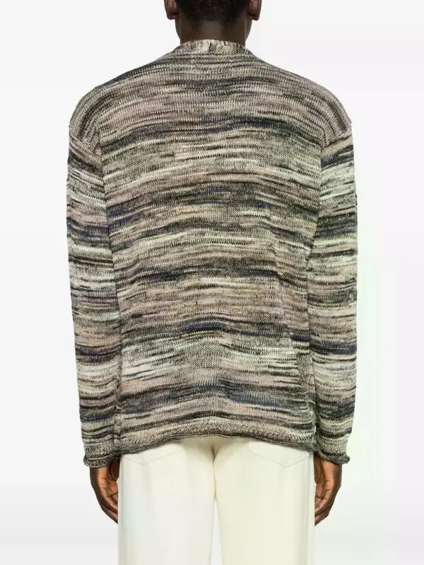 ROBERTO COLLINA Striped Cardigan