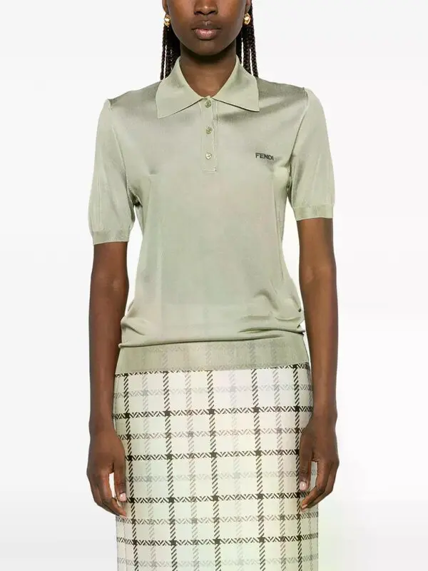 Fendi Button-up Polo Shirt