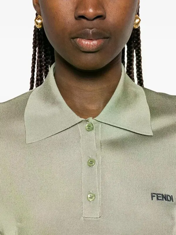 Fendi Button-up Polo Shirt