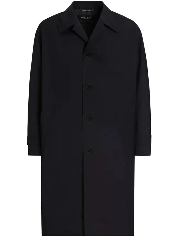 Dolce & Gabbana Single-breasted Coat - Blue