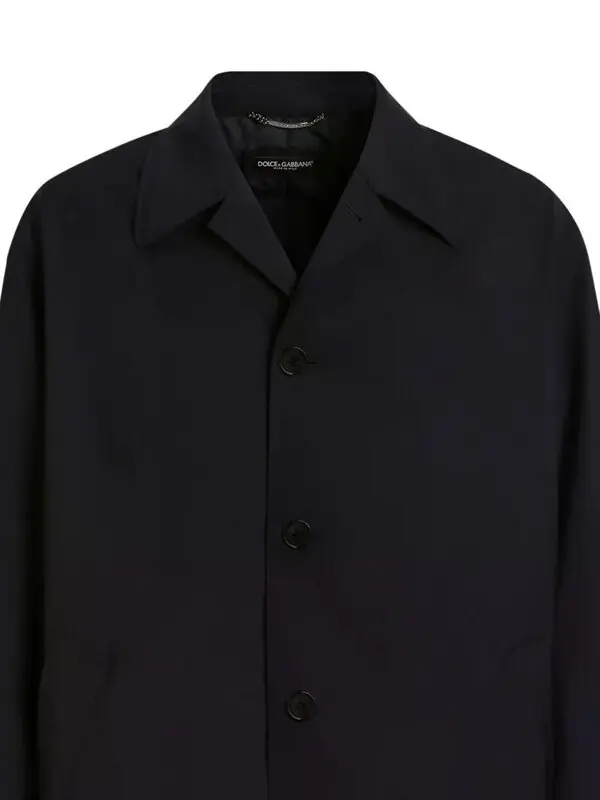 Dolce & Gabbana Single-breasted Coat - Blue